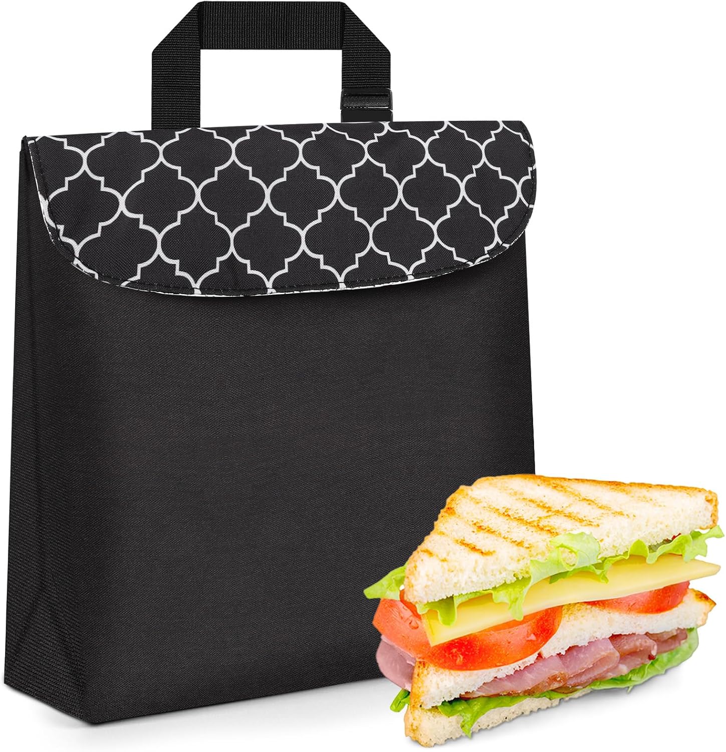 Amazon.com: RGJ Insulated Snack Sandwich Bag, Reusable Sandwich and ...