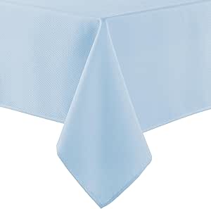 Amazon.com: Hiasan 70 X 70 Inch Square Textured Tablecloth - Waterproof ...