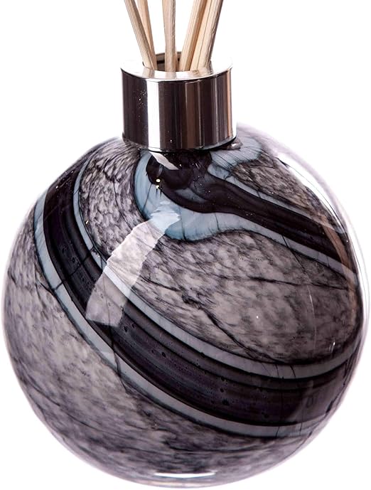 Amelia Art Glass Sphere Reed Diffuser & Reeds - Arctic Storm : Amazon ...