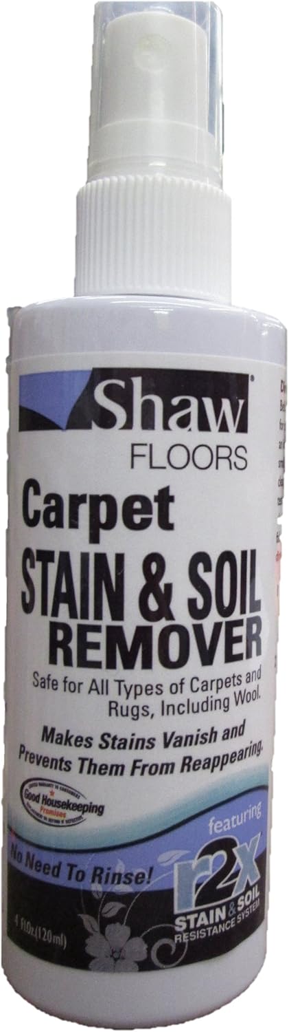 Amazon.com: Shaw R2X Stain and Soil Remover - 4 oz. Sample Bottle ...