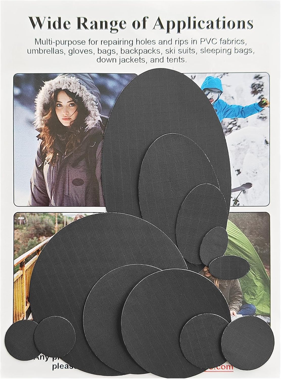 Amazon.com: WILDREEDS 12Pcs Down Jacket Repair Patches, Waterproof Self ...