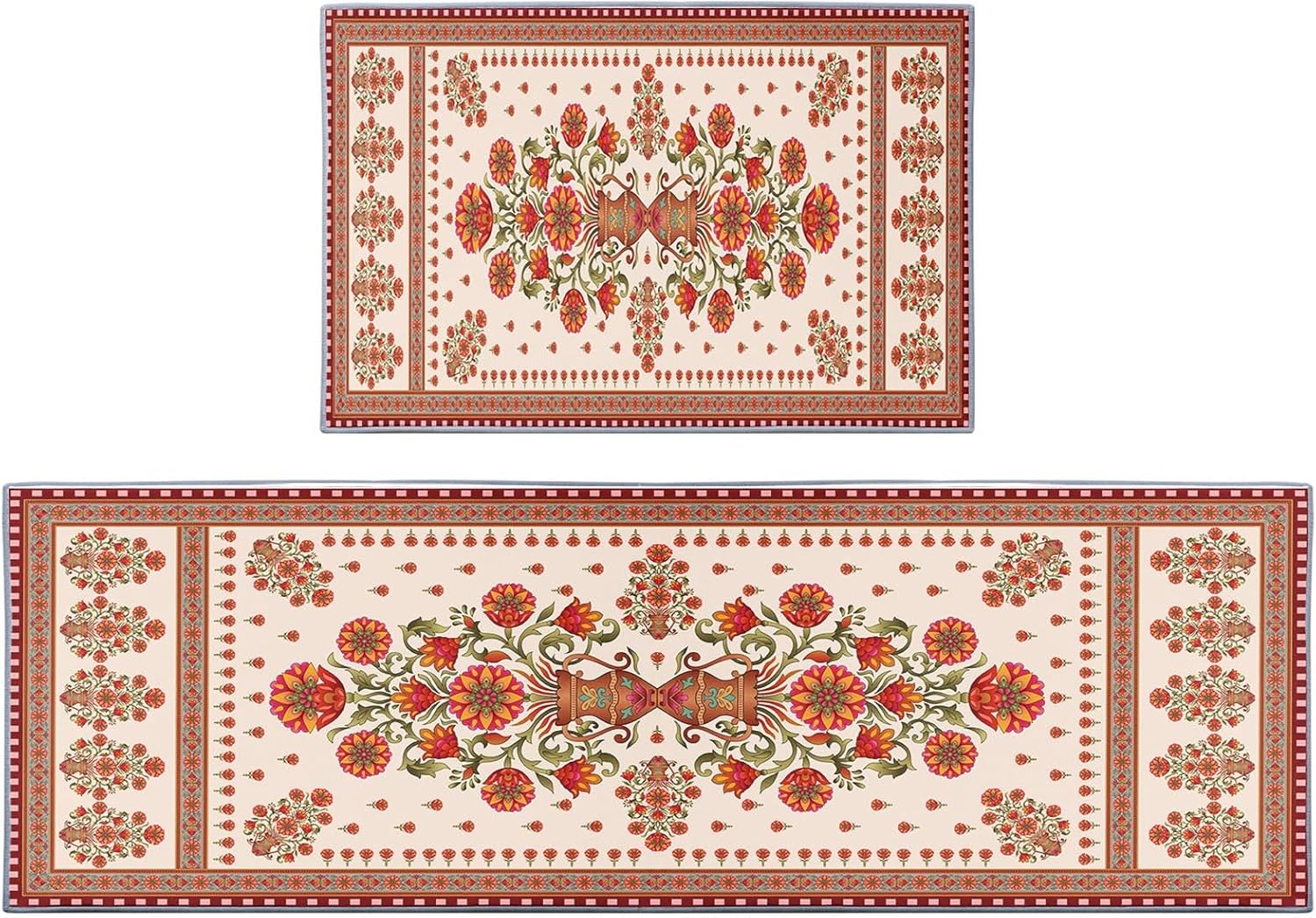 Amazon.com: ArtSocket Boho Kitchen Rugs and Mats Non Skid Washable Set ...