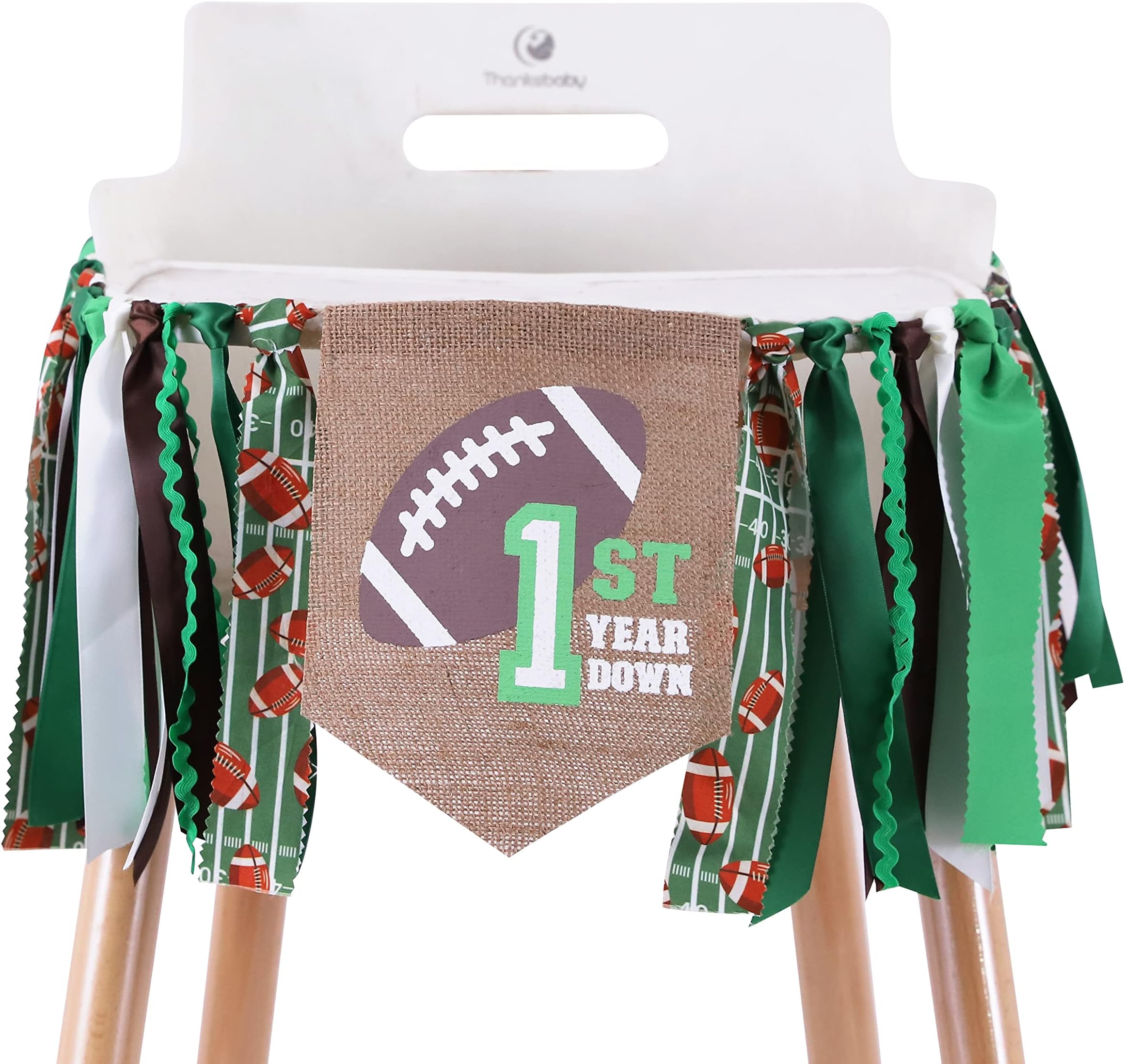 Amazon.com: Football 1st High Chair Banner - Football 1st/first ...