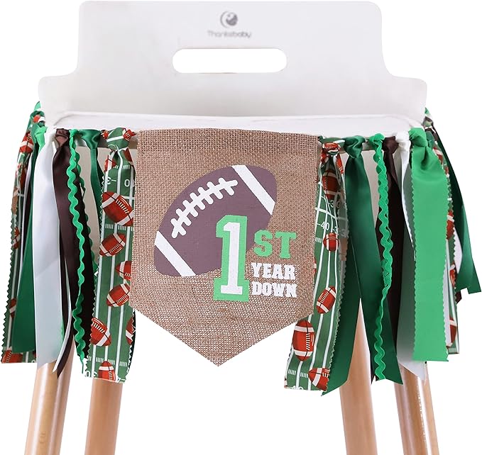 Amazon.com: Football 1st Birthday Party Decorations - First Year Down ...