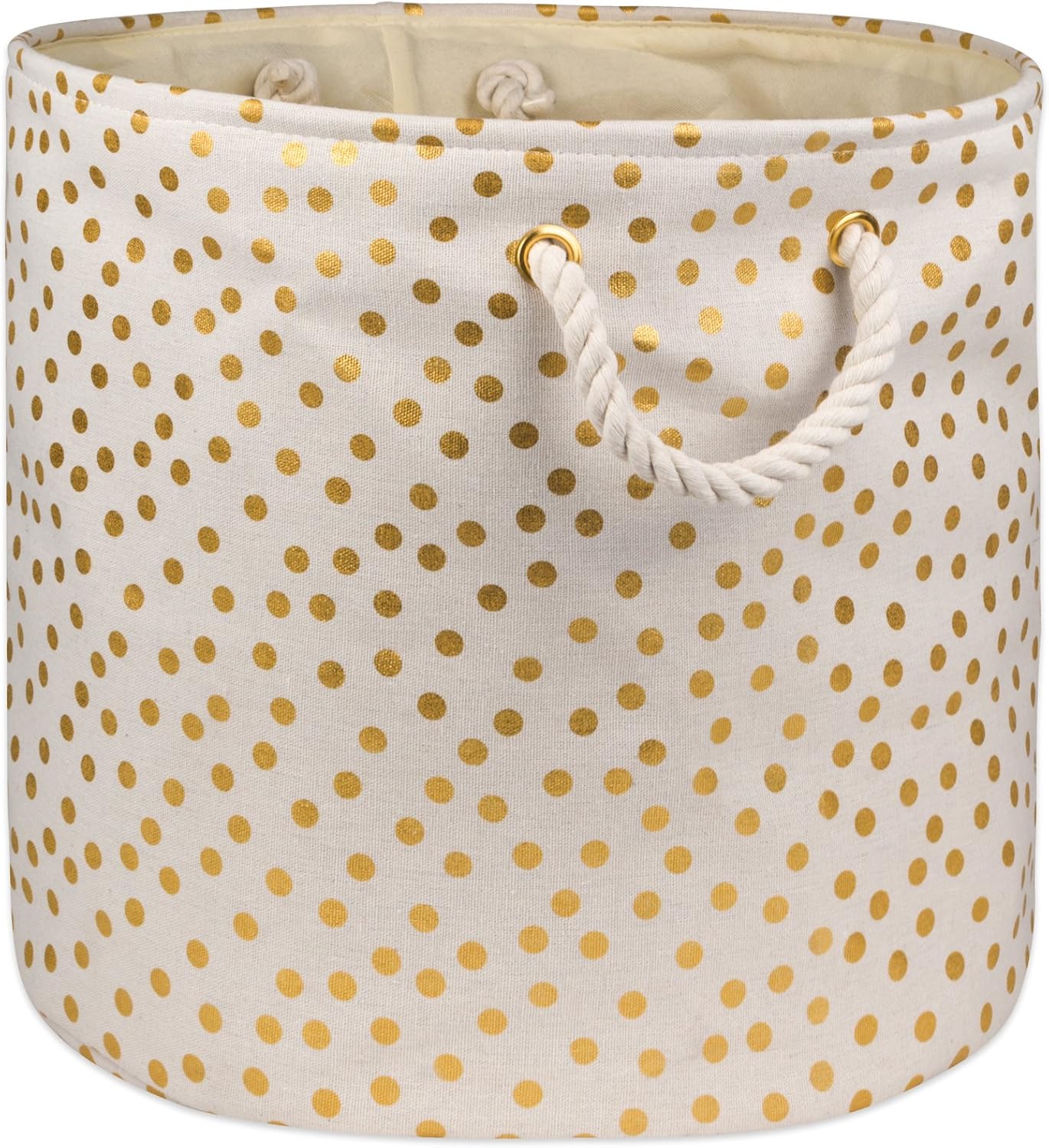 Amazon.com: DII Polyester Storage Bin, Gold Metallic Collection ...