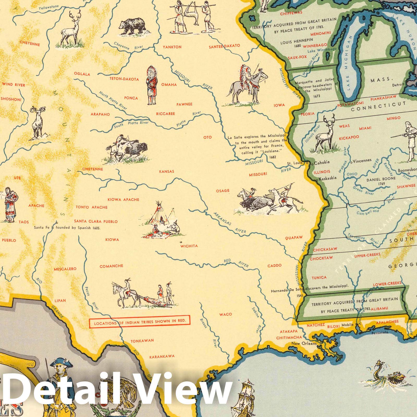 Mapa De Batallas De La Guerra Revolucionaria Mapa Dibujado A Mano De