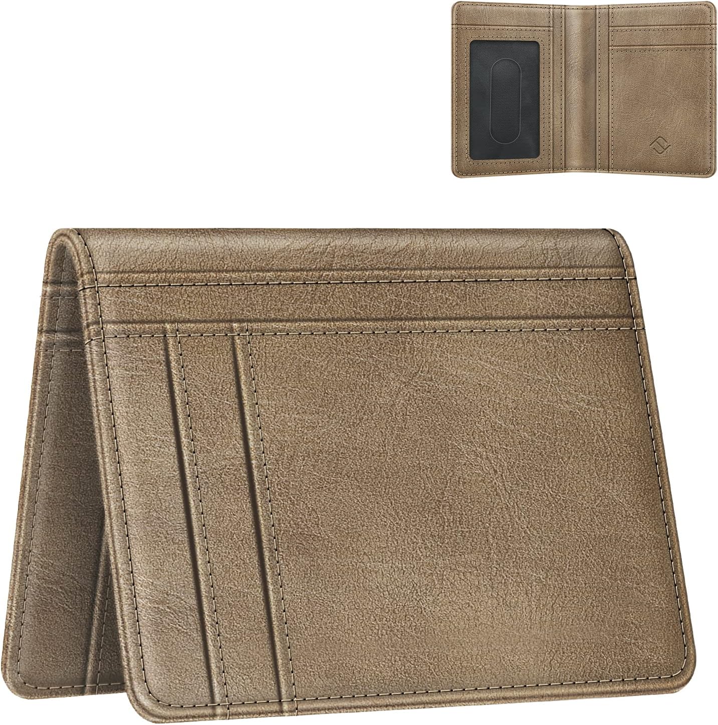 Amazon.com: Fintie Bifold Credit Card Holder for Men and Women, Premium ...
