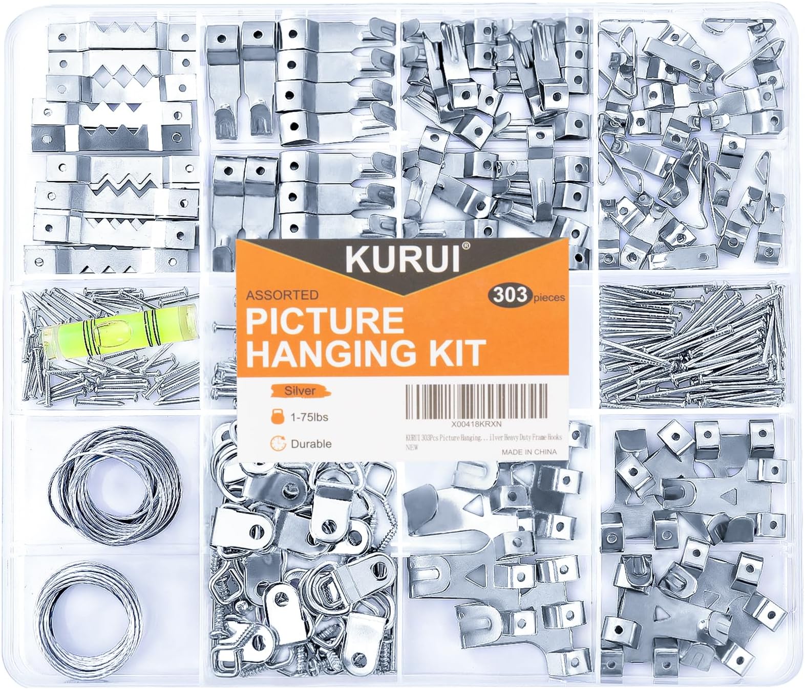 352Pcs Picture Hanging Kit, Picture Hangers Assortment Set with Heavy ...