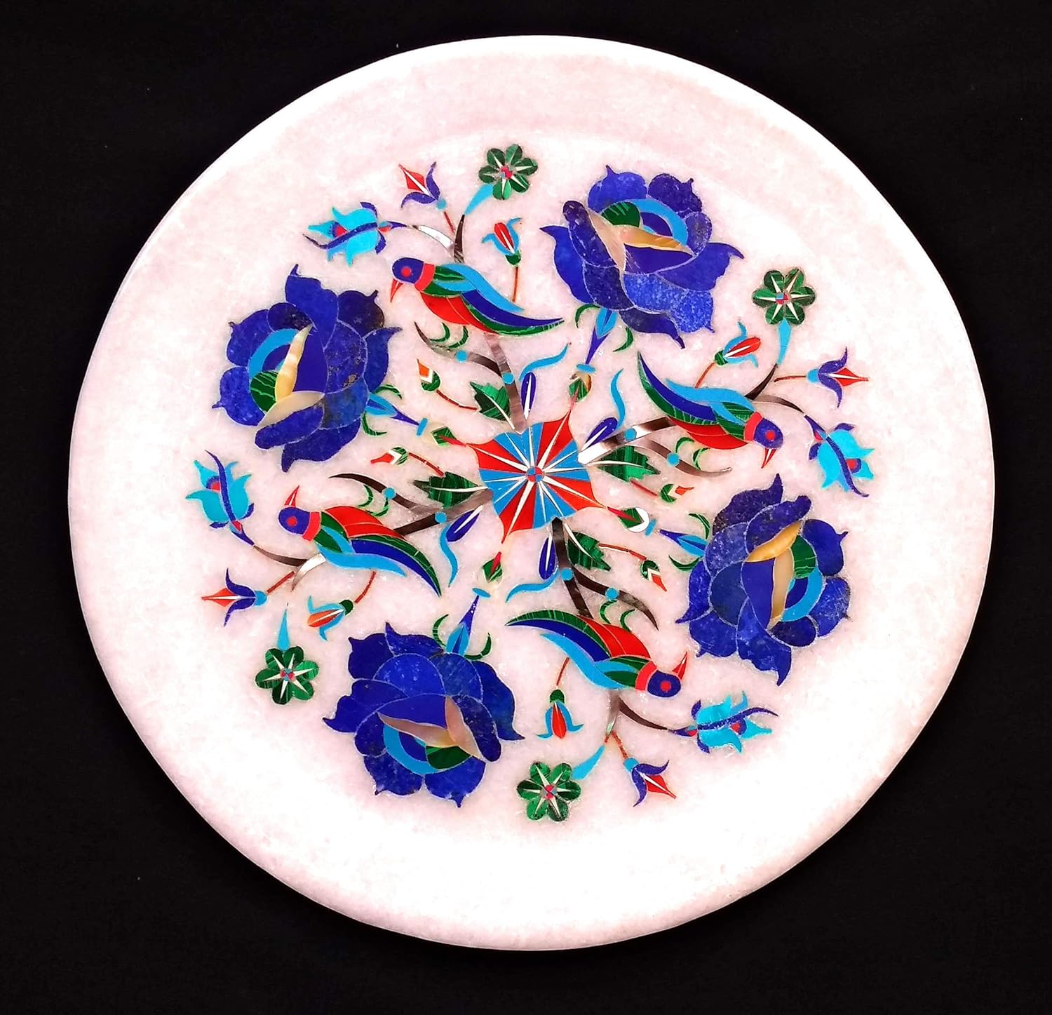 Amazon.com: MHA Handcrafted Inlay Plate (Lapis Lazuli Edition) : Home ...