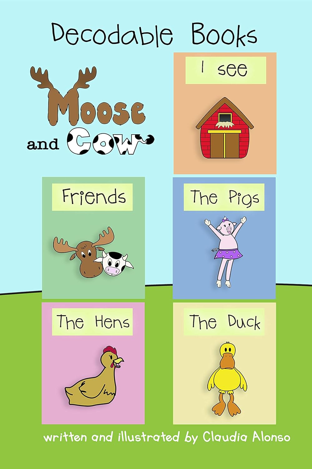 Decodable Books: Moose and Cow: Book 1 - Kindle edition by Alonso ...