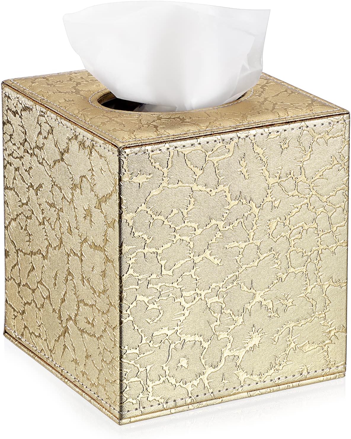 UCYG Tissue Box Cover House Shaped metal stainless steel Square Tissue ...