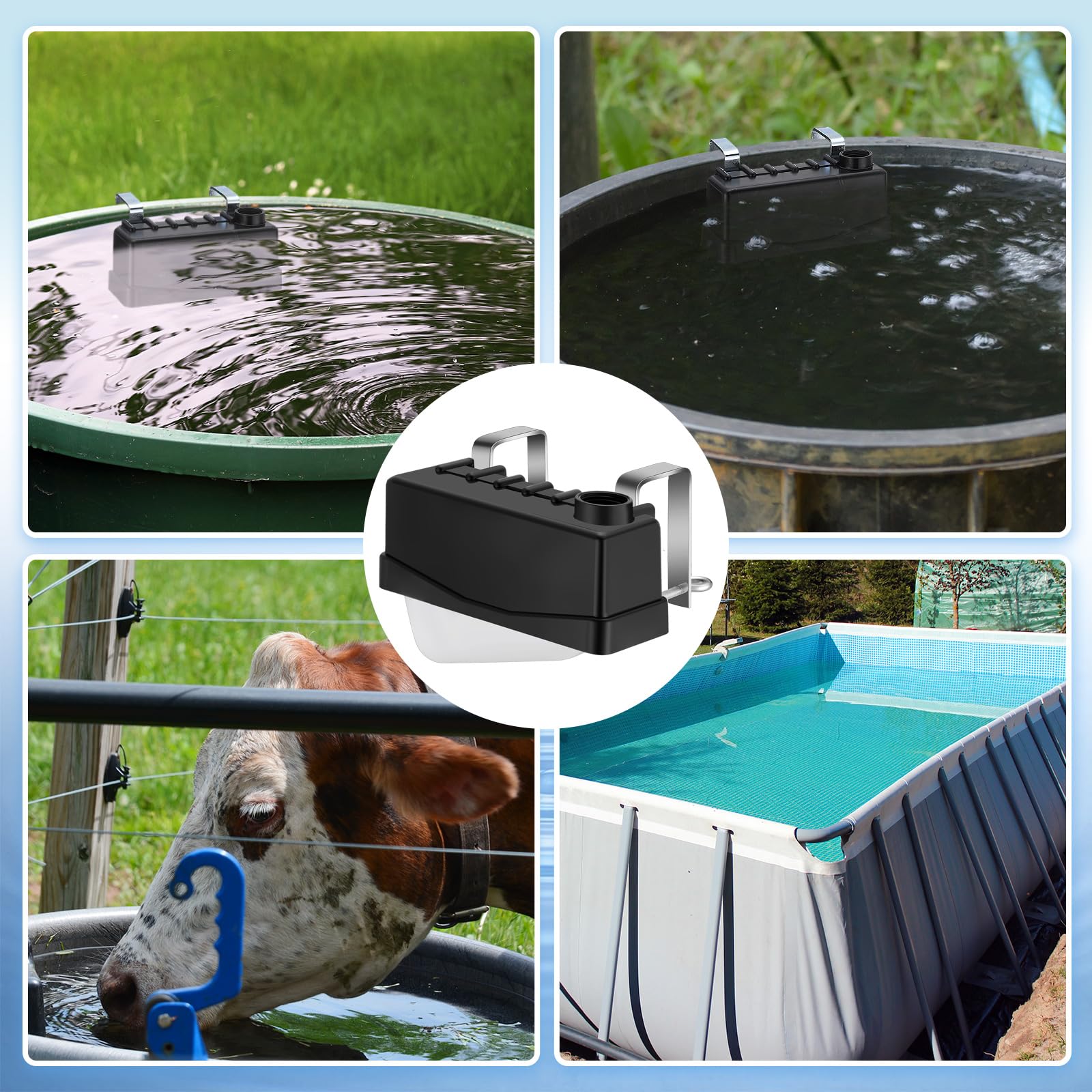 Snapklik.com : 2 Pcs Water Trough Float Valve Stock Tank Float Valve ...