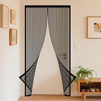 Magnetic Fly Screen for Doors 133 x 218 cm Patio Insect Protection Door ...