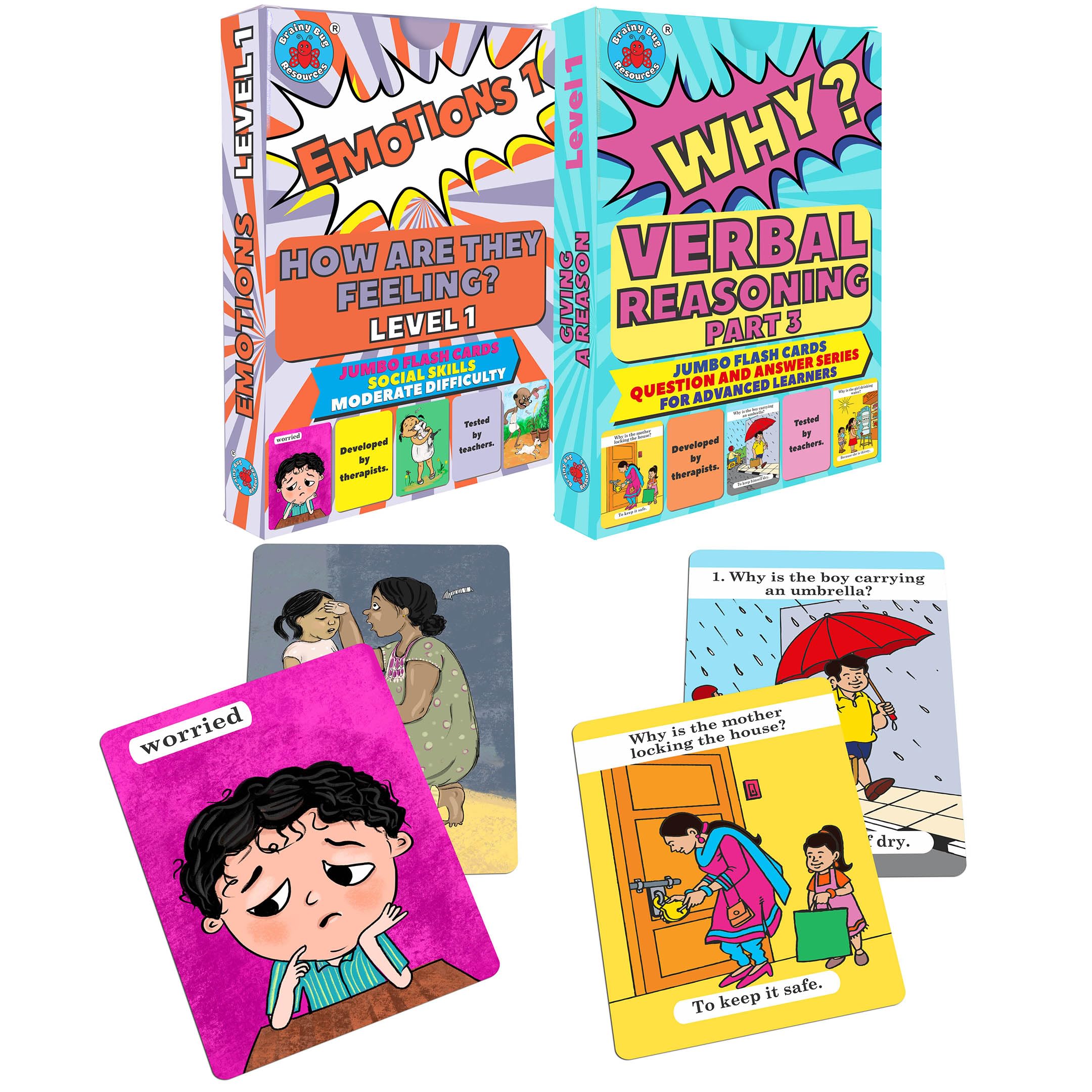 Buy Teach Social Skills and Verbal Reasoning | Emotions Level 1 and ...