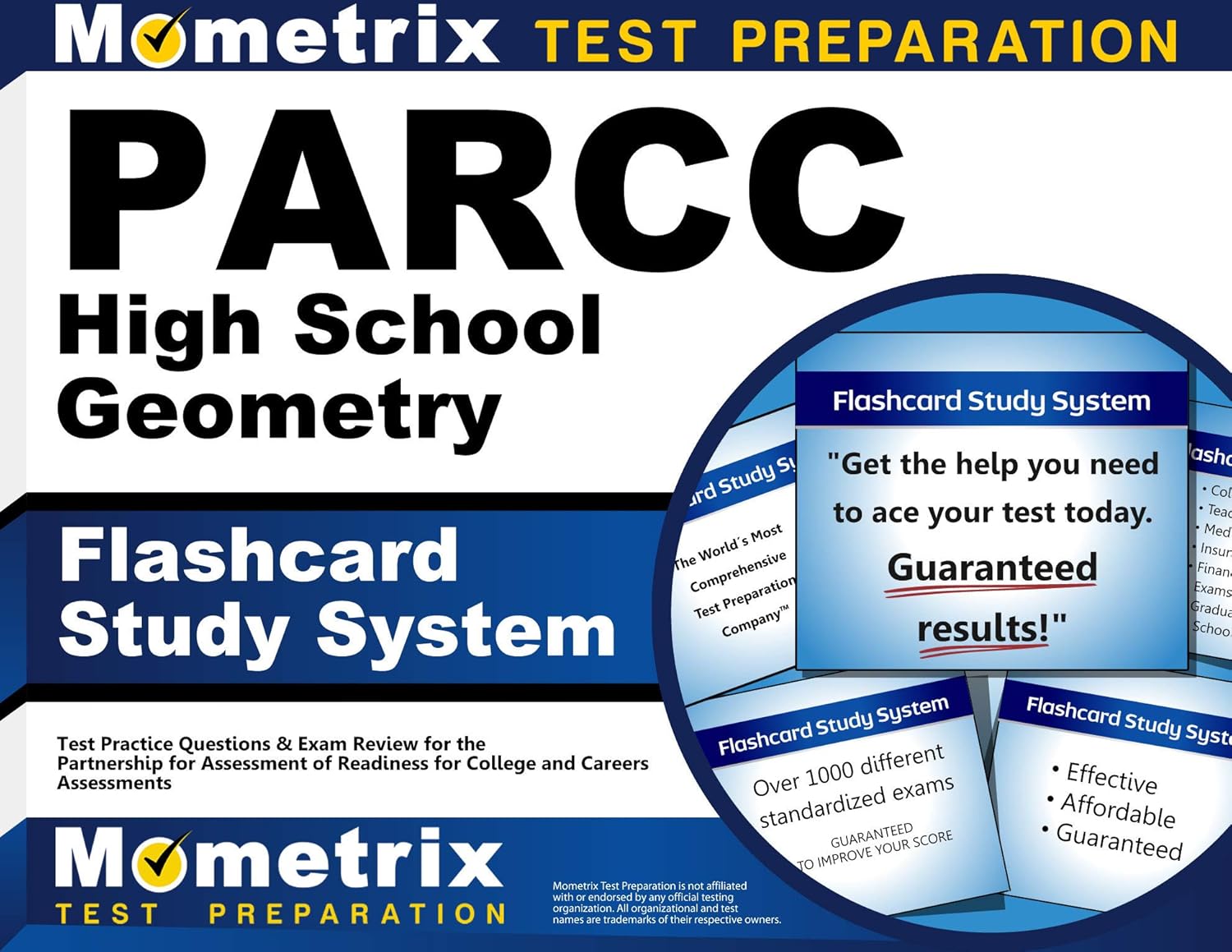 PARCC High School Geometry Flashcard Study System: PARCC Test Practice ...