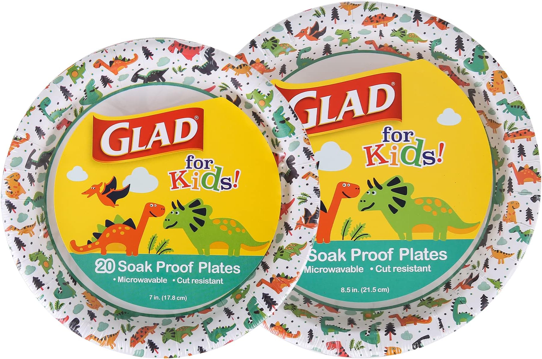 Amazon.com: Glad for Kids Paper Plates, Small Round Paper Plates with ...