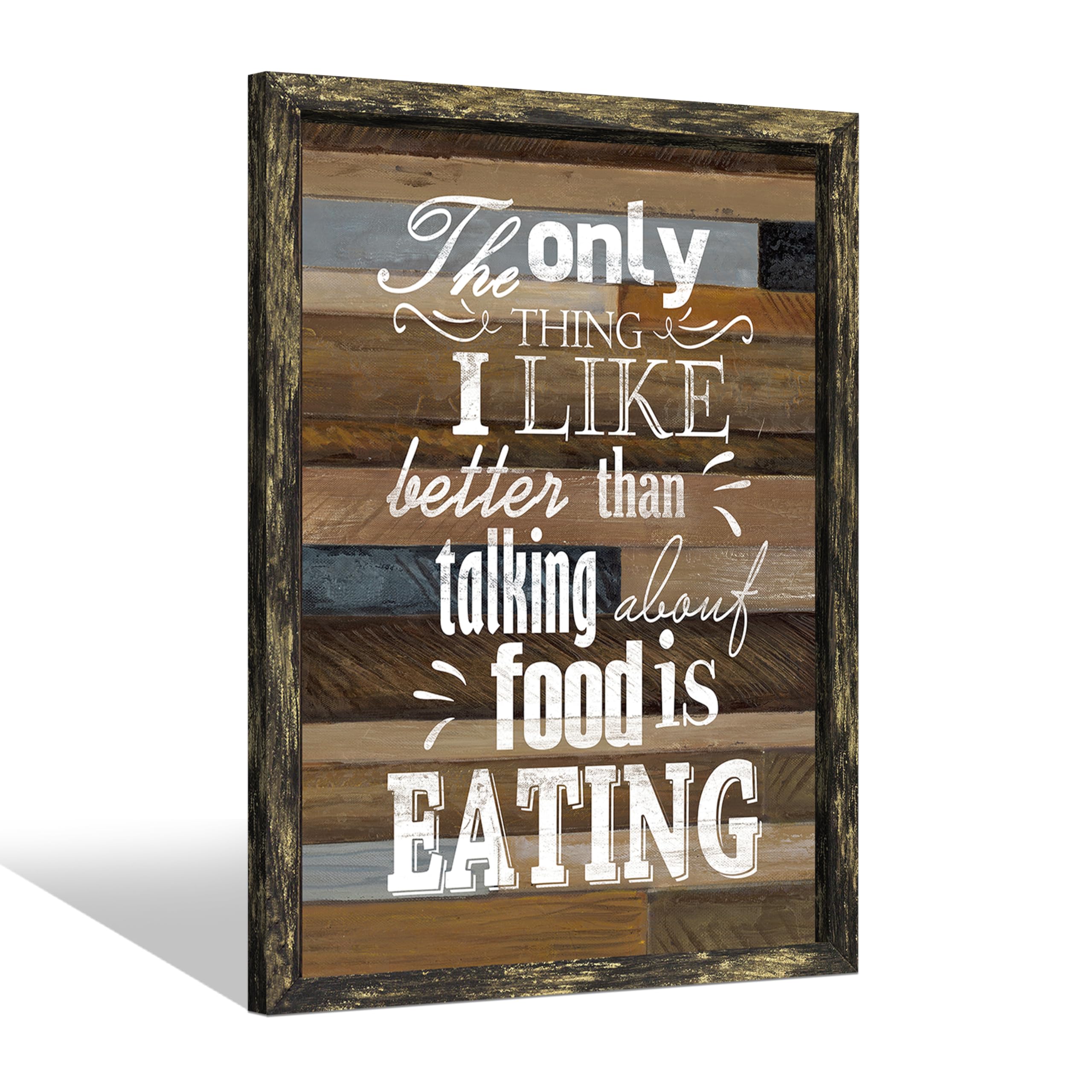 Amazon.com : Rustic Kitchen Quotes Wall Art: Inspirational Saying ...