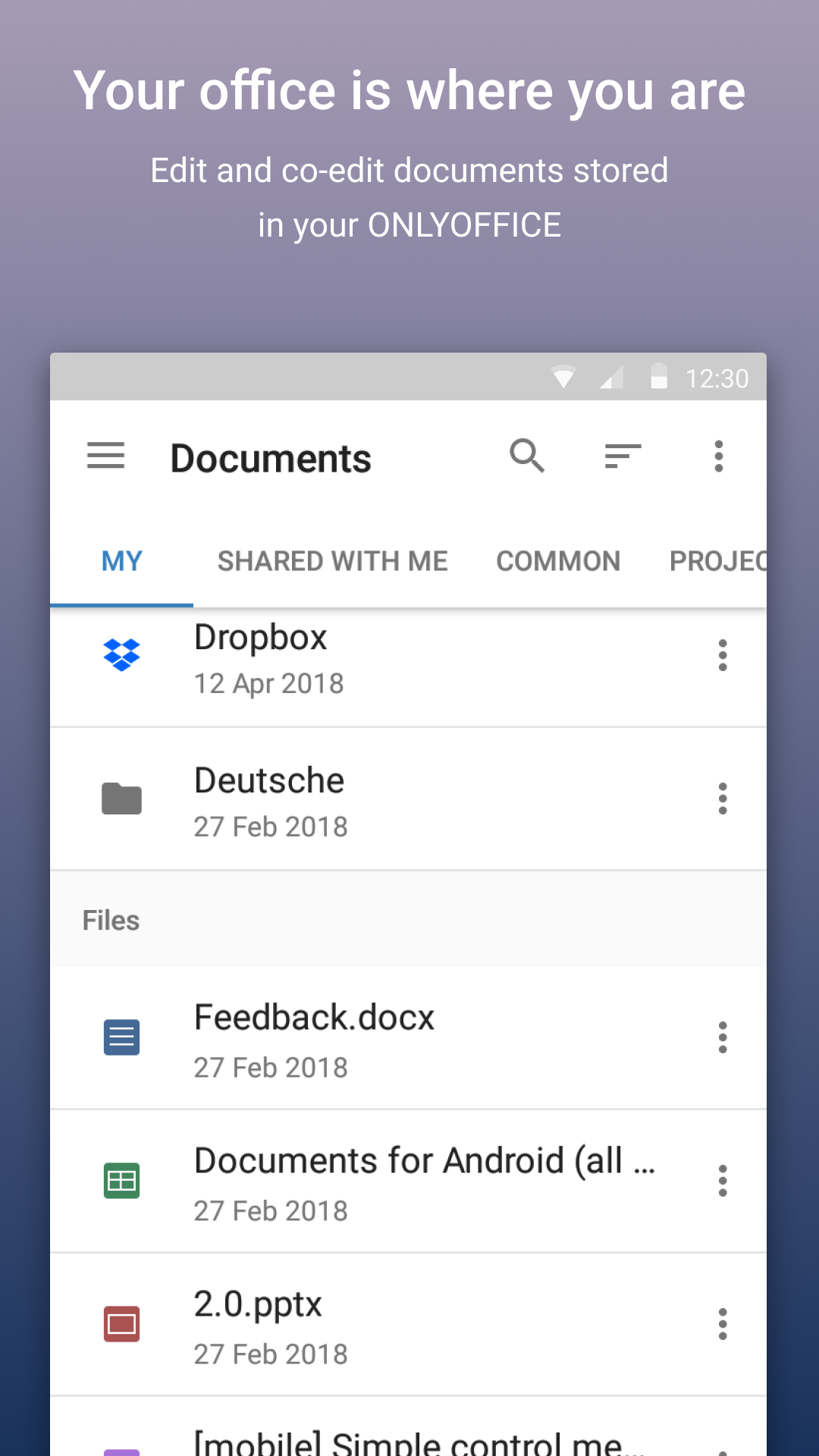 ONLYOFFICE Documents - App on the Amazon Appstore