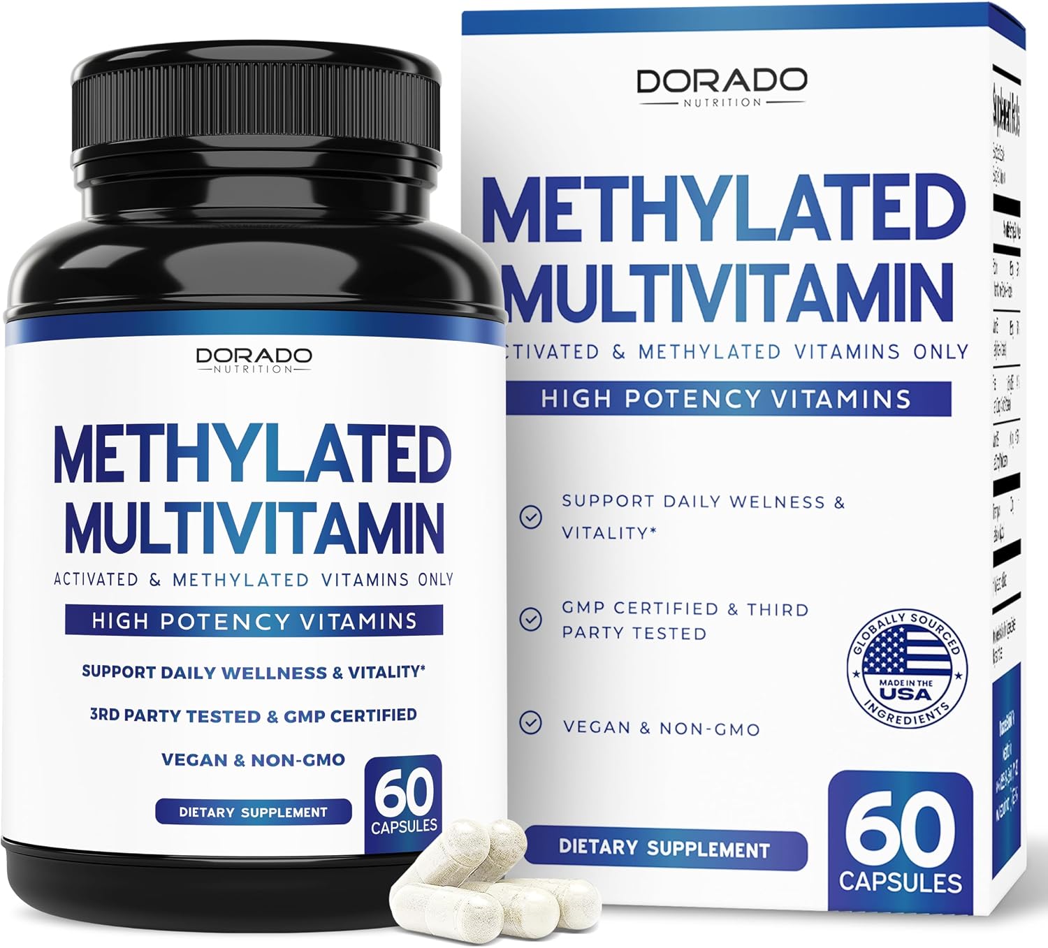 Amazon.com: Methylated Multivitamin (Methylated and Activated Vitamins ...