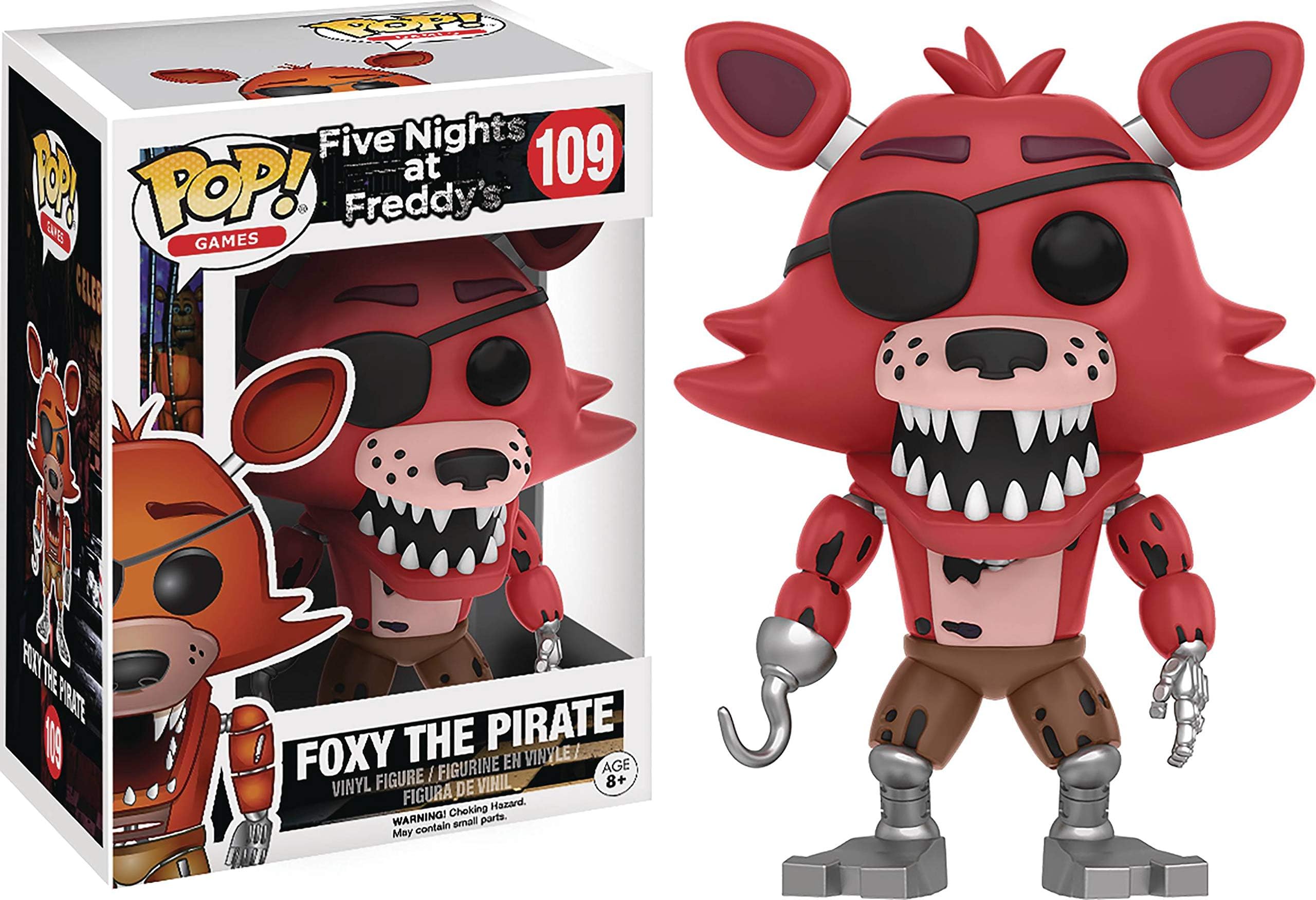 Amazon.com: Funko Pop! Arcade Vinyl - Five Nights at Freddy's - Foxy ...