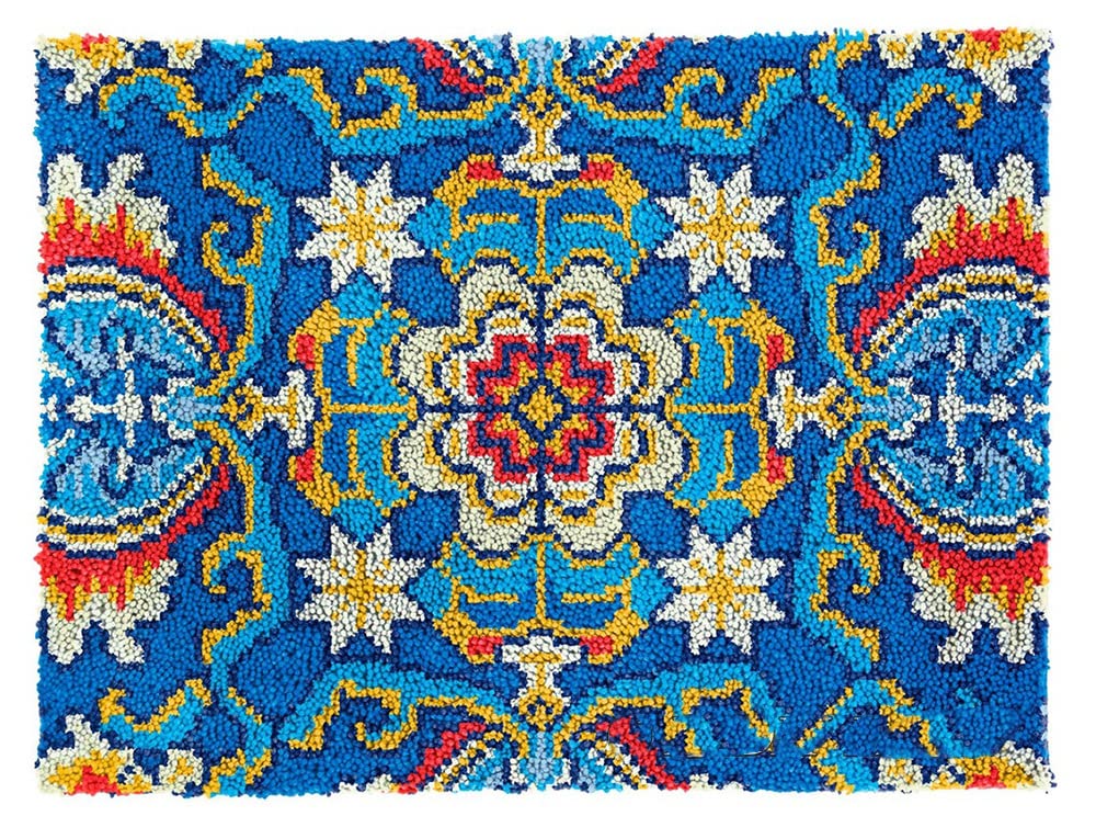 Latch Hook Rug Kit, DIY Latch Hook Classic Rug Making Kit for Adults ...