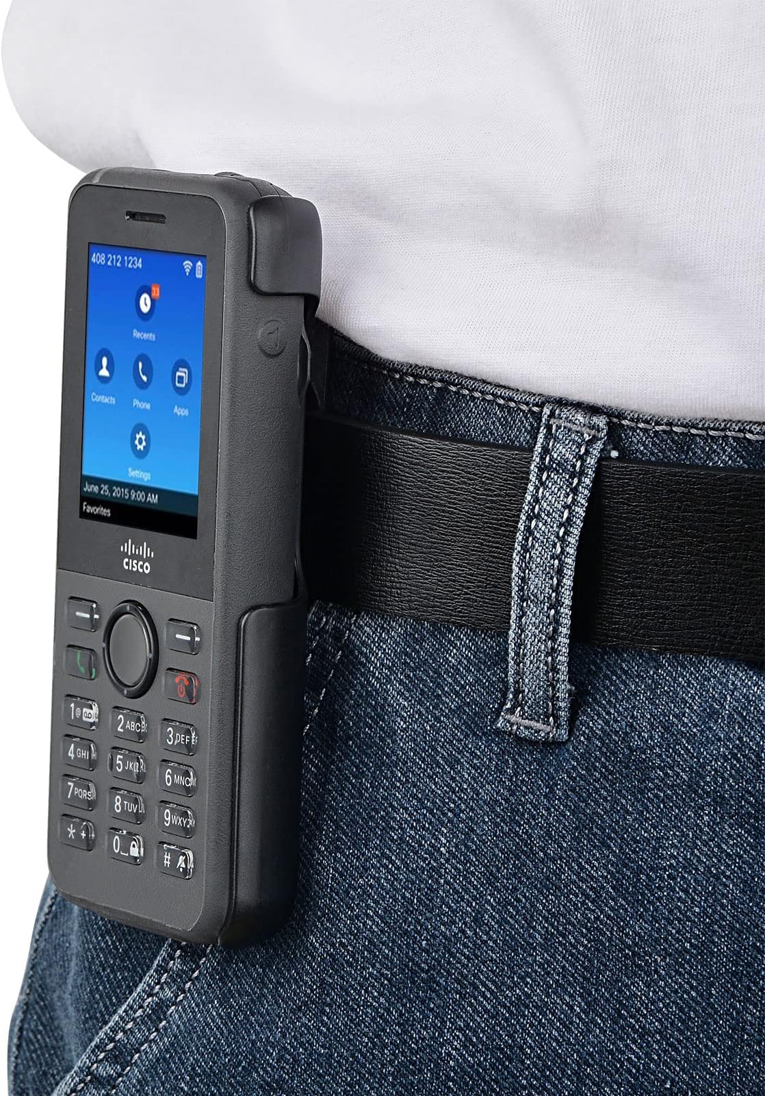 Amazon.com: Cbus Wireless Black Holster Case w/Ratcheting Belt Clip for ...