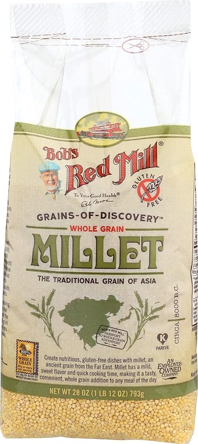 Amazon.com : Bob's Red Mill Millet, 28oz : Grocery & Gourmet Food