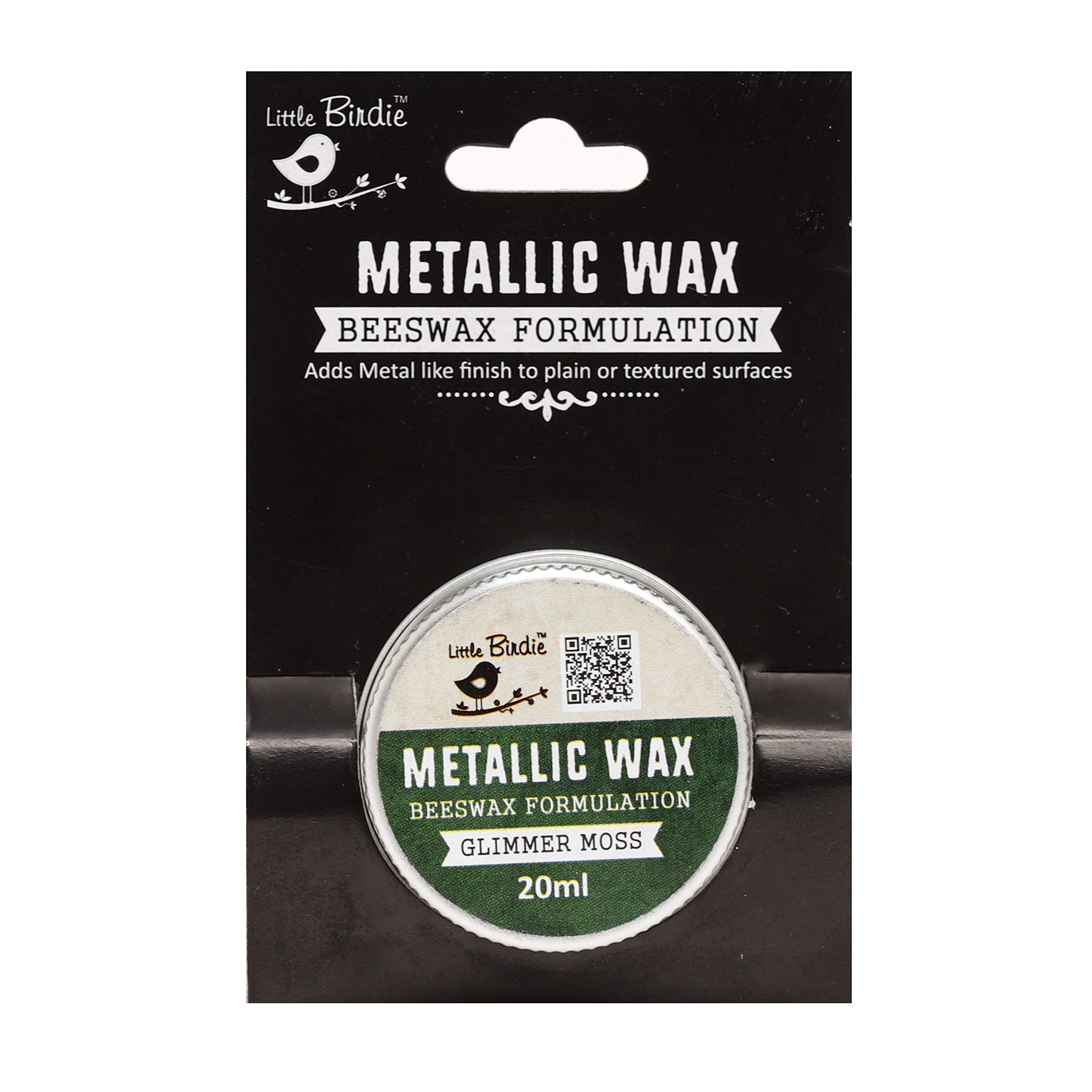 Little Birdie Metallic Wax - Glimmer Moss, 20ml, : Amazon.in: Home ...