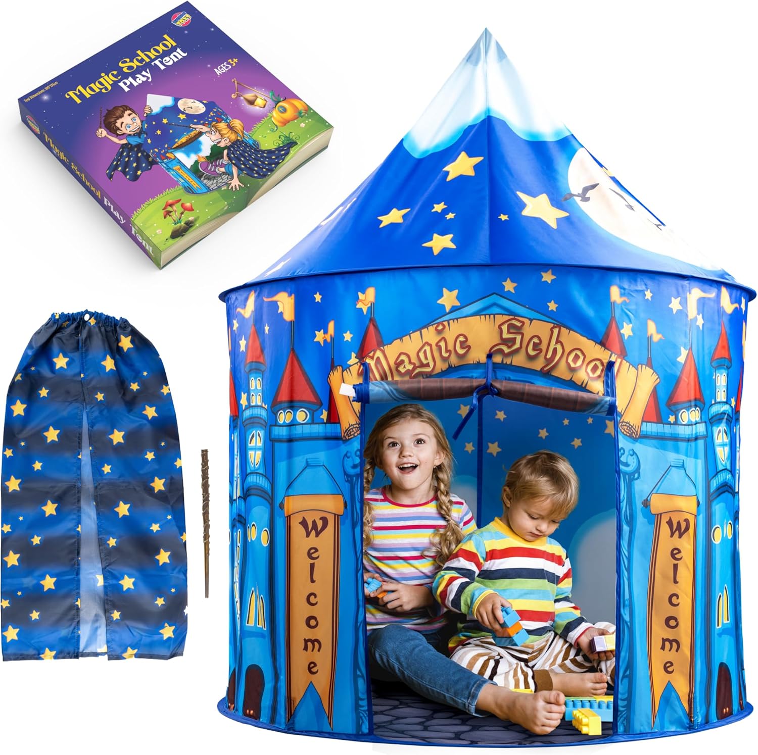 Amazon.com: Durable Pop Up Tent for Kids – Easy Store Kids Play Tent ...