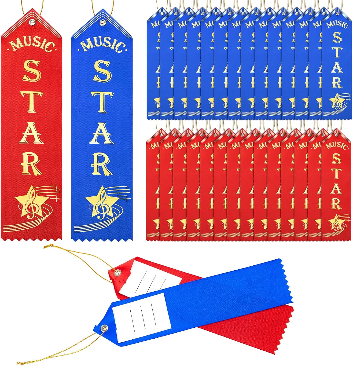 Amazon.com : Music Star Ribbons Award Ribbons Prize Ribbons Achievement ...