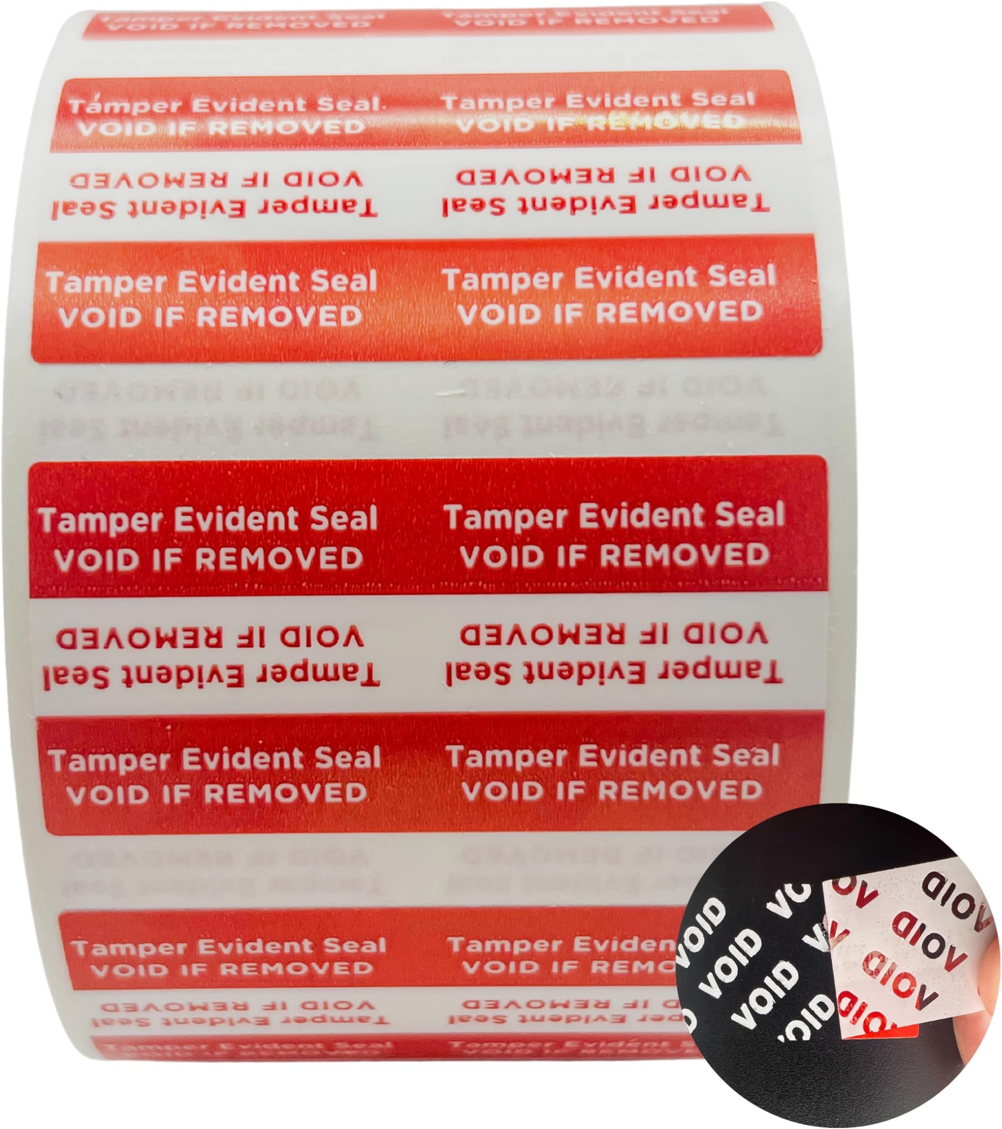 Amazon.com : 110pcs Tamper Proof Barcode Stickers,Security Label ...