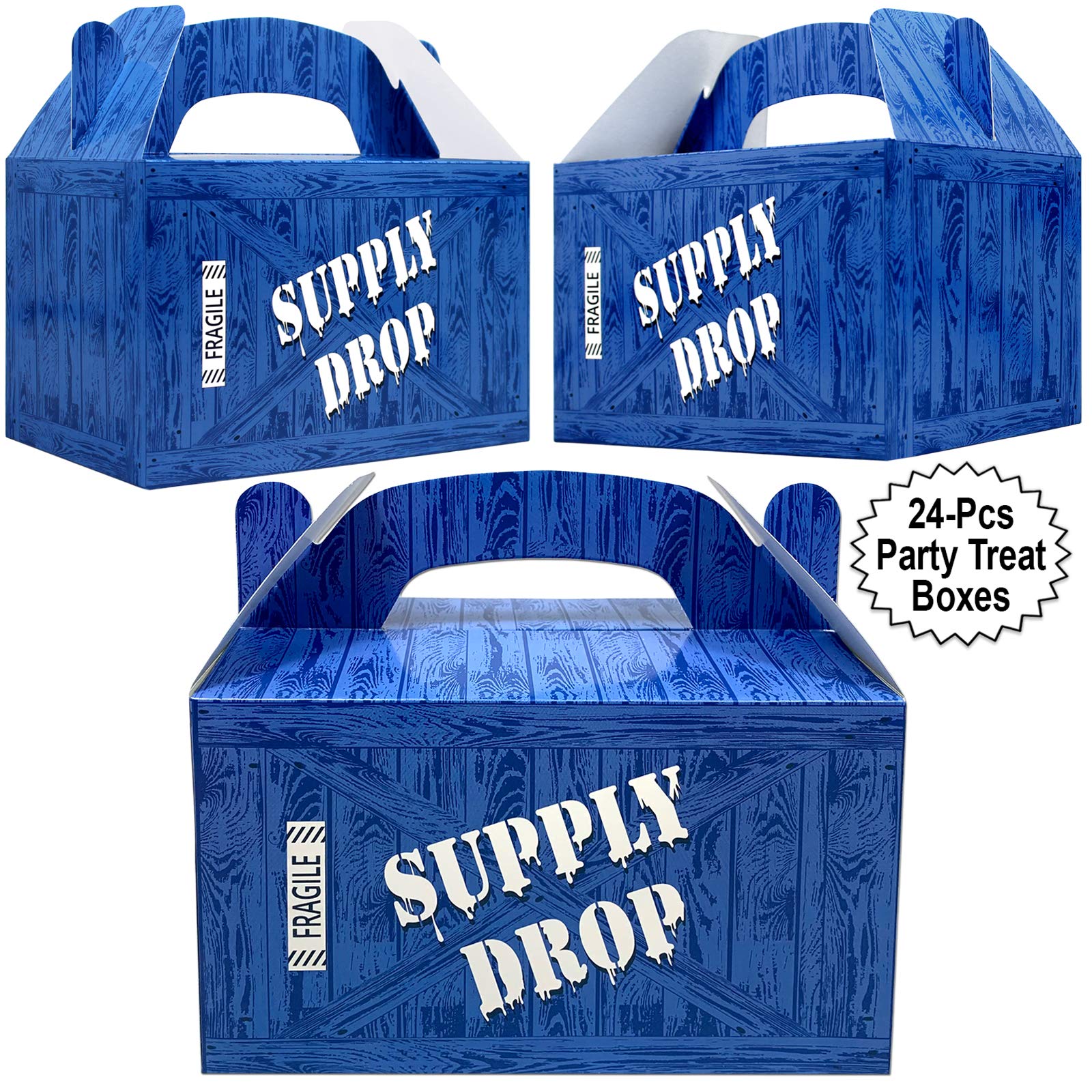 Snapklik.com : Supply Drop Favor Box 24 Count Party Treat Boxes Battle ...
