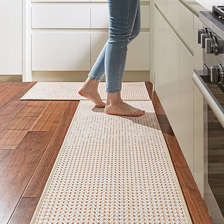 Amazon.com: LUFEIJIASHI Kitchen Rugs and Mats Non Skid Washable Set of ...