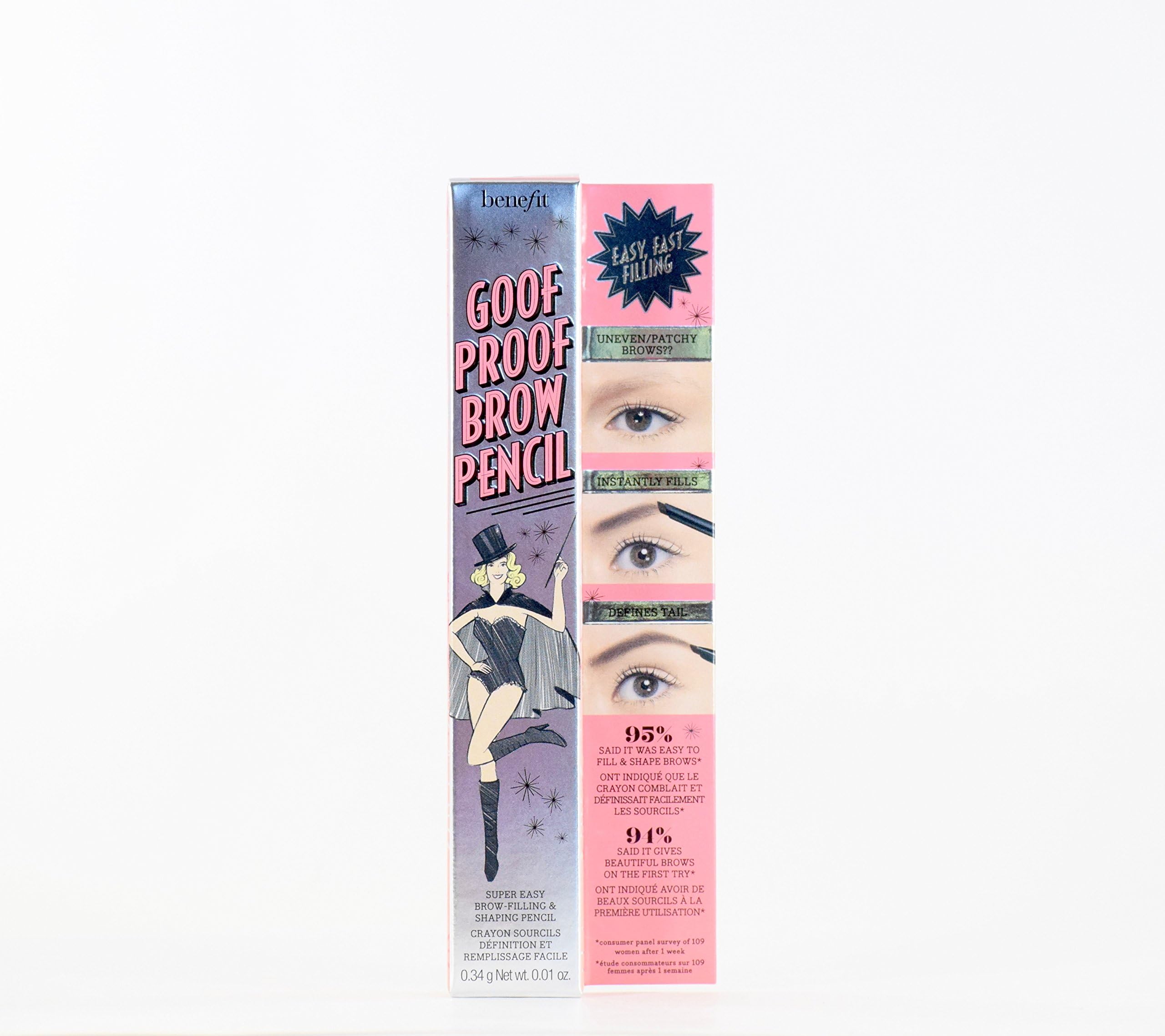 Amazon.com : Benefit Goof Proof Brow Pencil Super Easy Eyebrow Shaping ...
