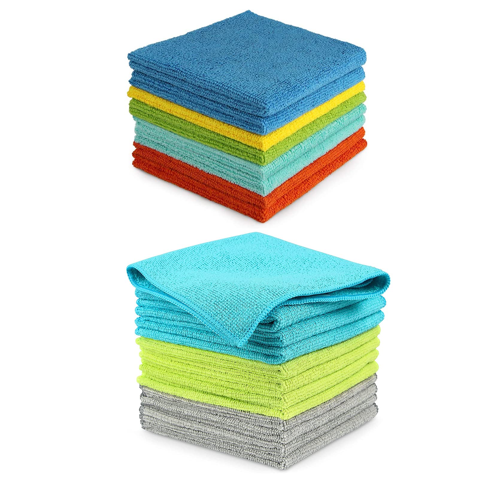 Amazon.com: AIDEA Microfiber Cleaning Cloths-12PK, Softer Highly ...