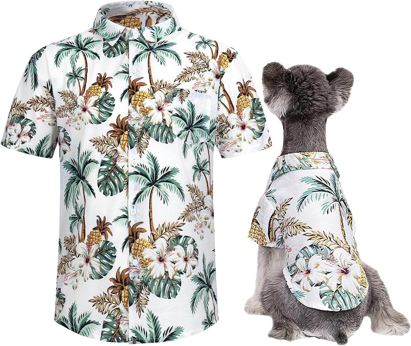 Amazon.com : Hawaii Dog Shirt, Pet Summer T-Shirts Dog Style Floral ...