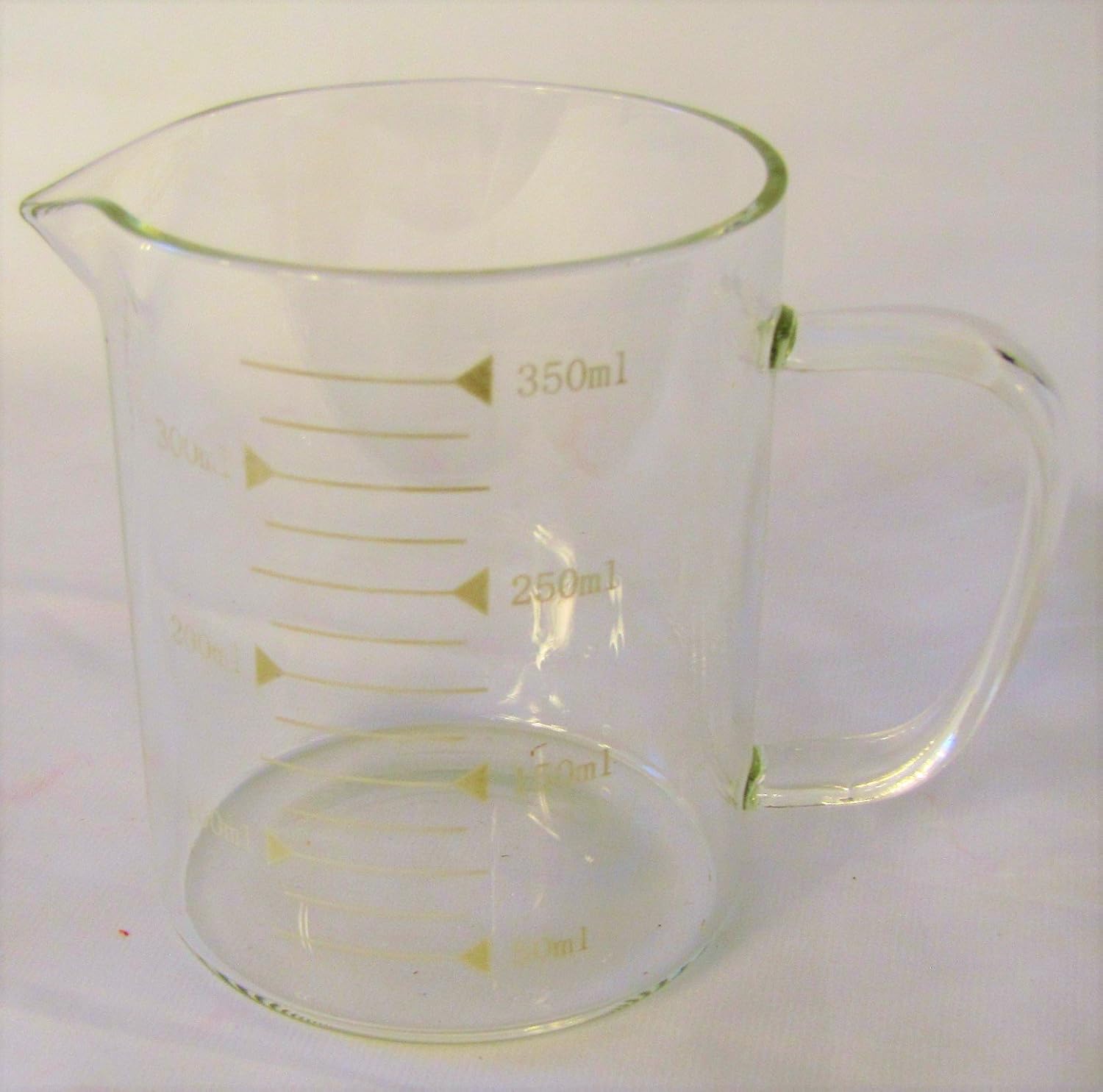 Glass Beaker Measuring Cup, Graduated, Borosilicate Glass, Tea Coffee ...