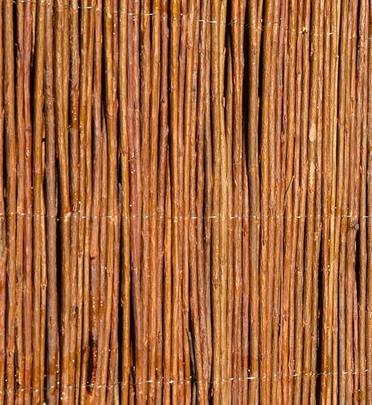 Premium Willow Natural Garden Fence Screening Roll Privacy Border Wind ...