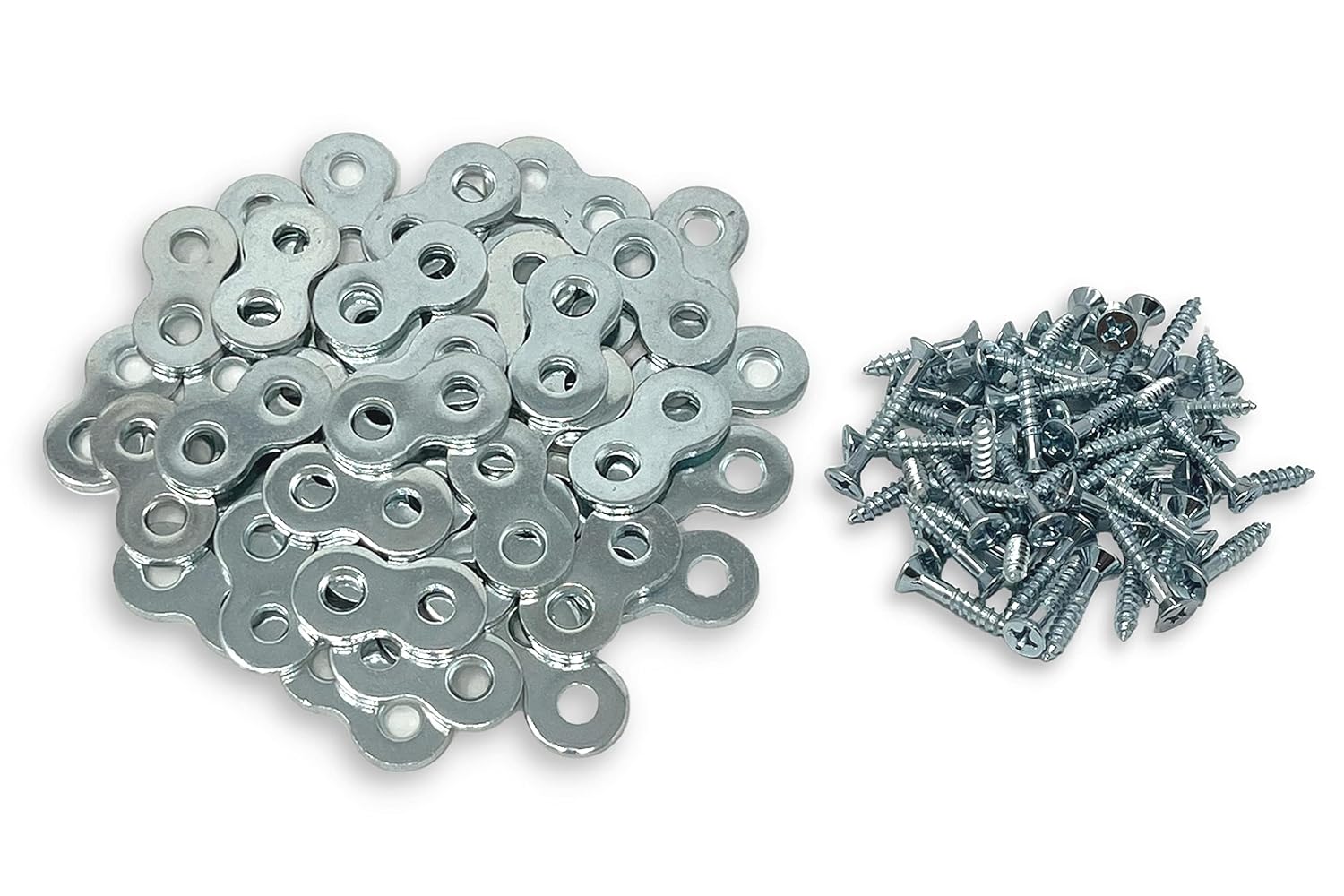 30-Pack with Screws - Heavy Duty Figure 8 Table Top Connector or Desk ...