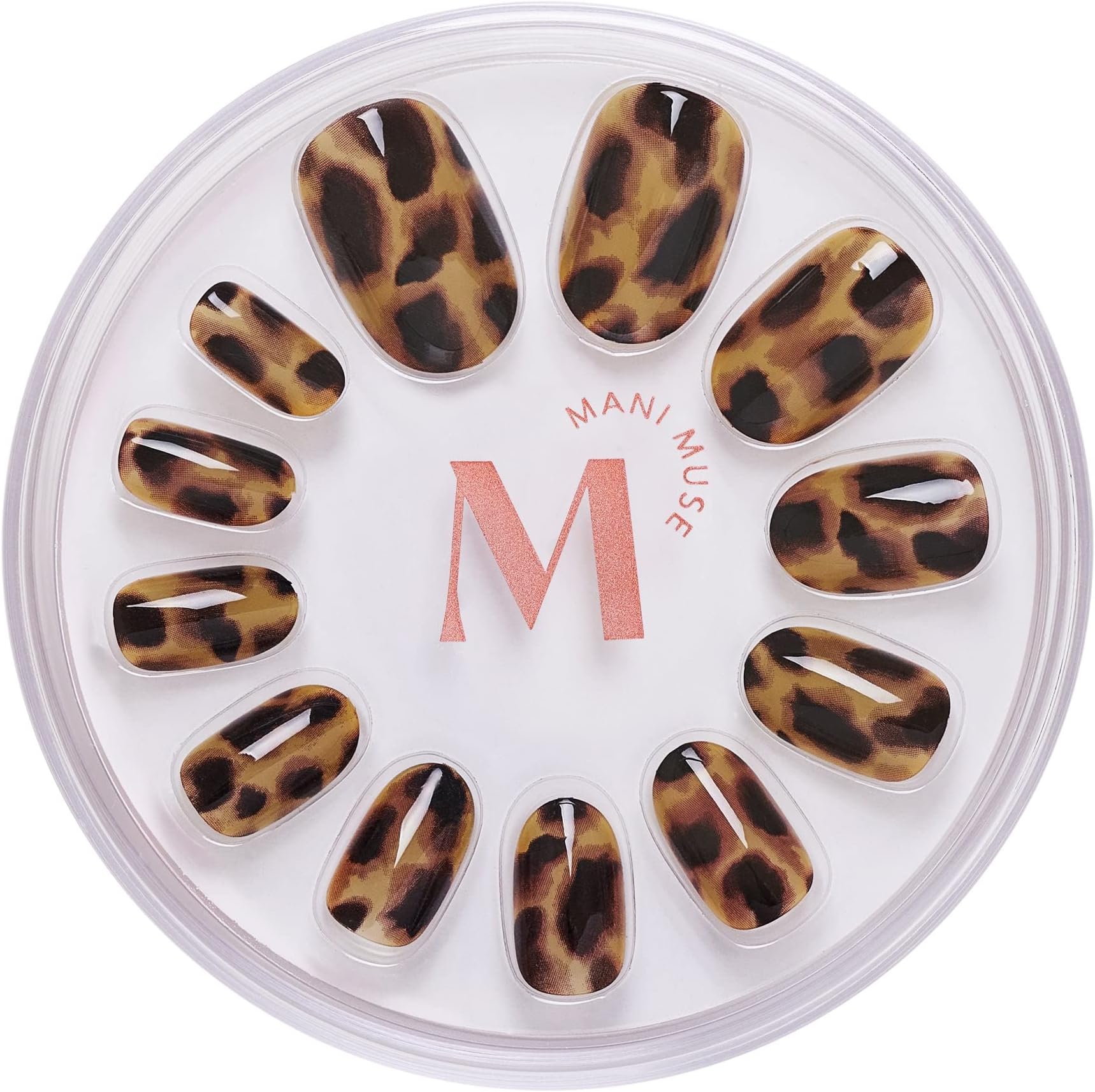 Amazon.com: Mani Muse Tortoiseshell Press-On Nails – 30 Reusable, Long ...
