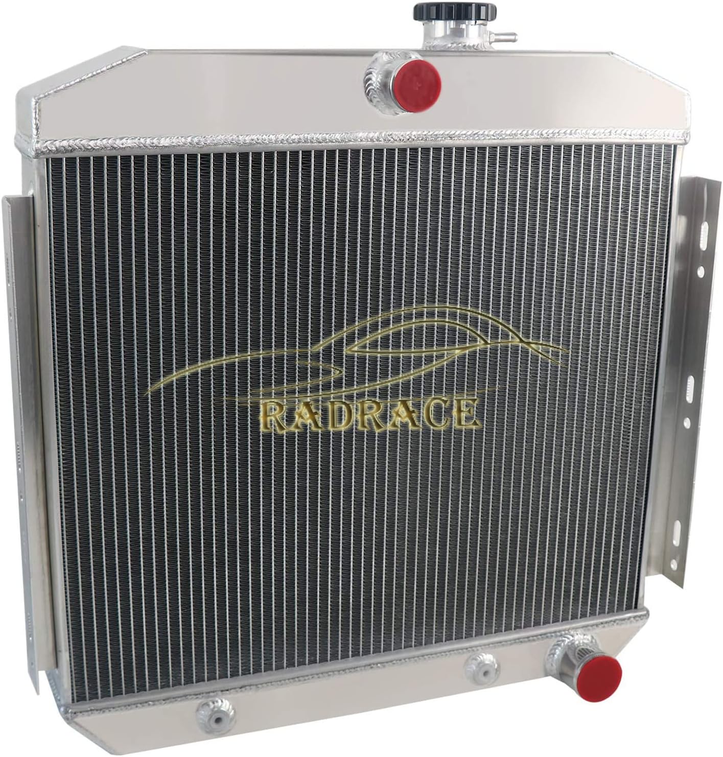 Buy RadRace 4 Row Aluminum Radiator for 1955 1956 1957 Chevy Bel Air ...