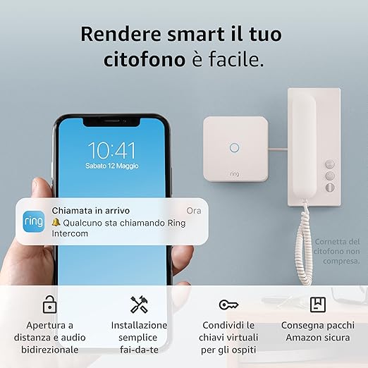 Ring Intercom di Amazon | Trasforma il tuo citofono in un sistema ...