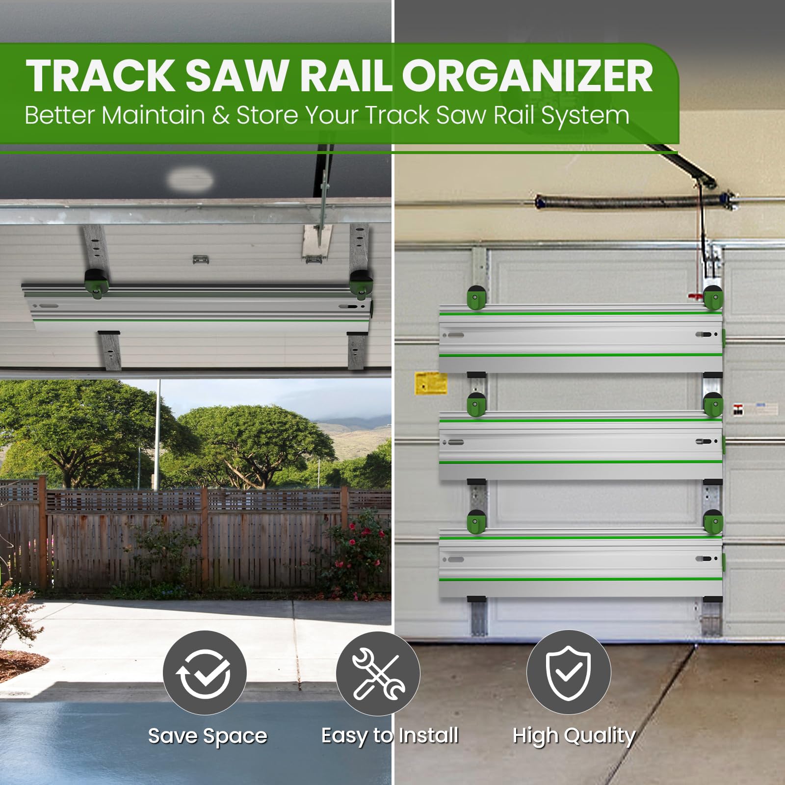 Snapklik.com : Ultimate Track Rack SystemTrack Saw Guide Holder, Track ...