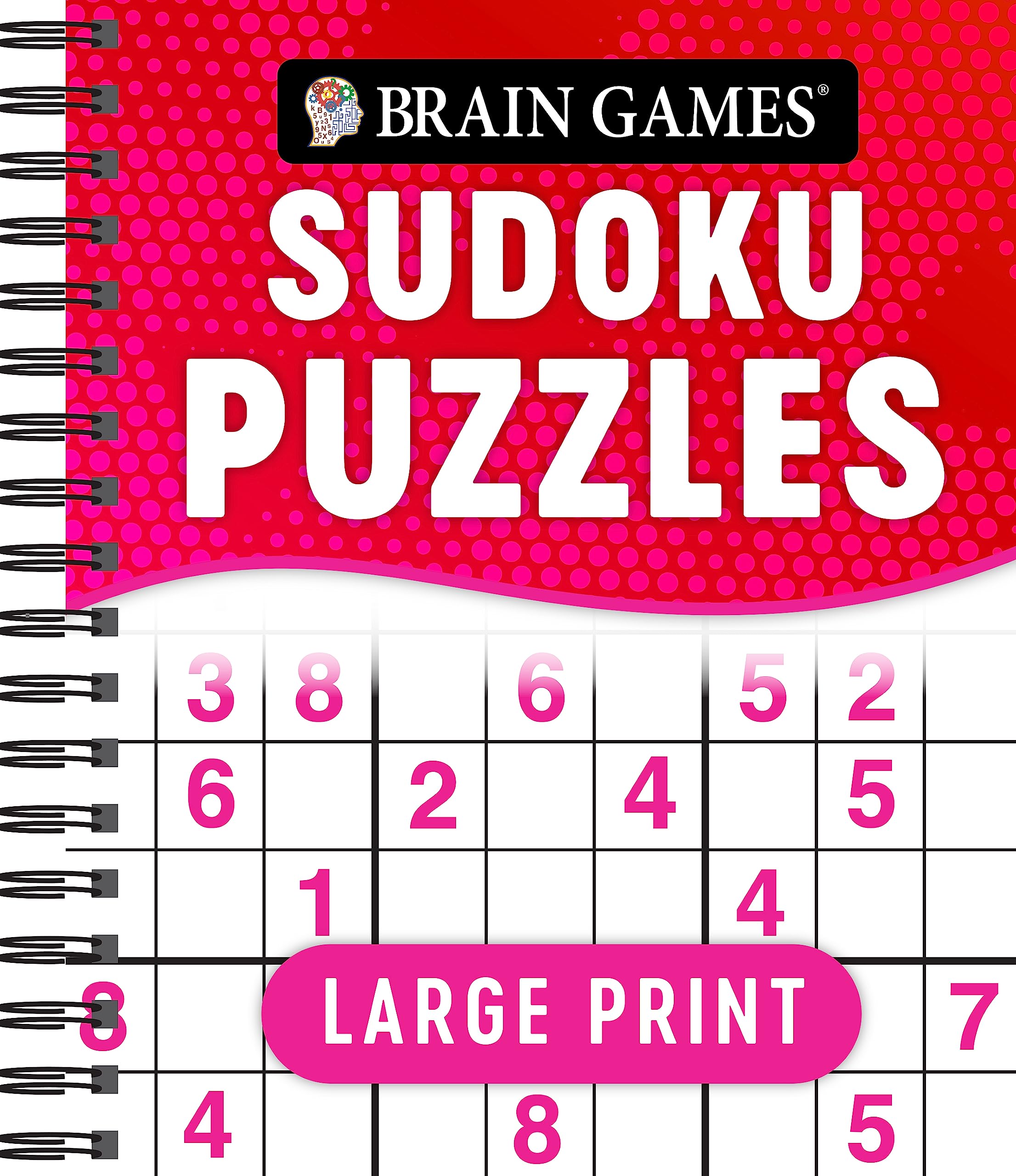 Amazon.com: Brain Games - Large Print Sudoku Puzzles (Swoosh): 9781639383337: Publications ...