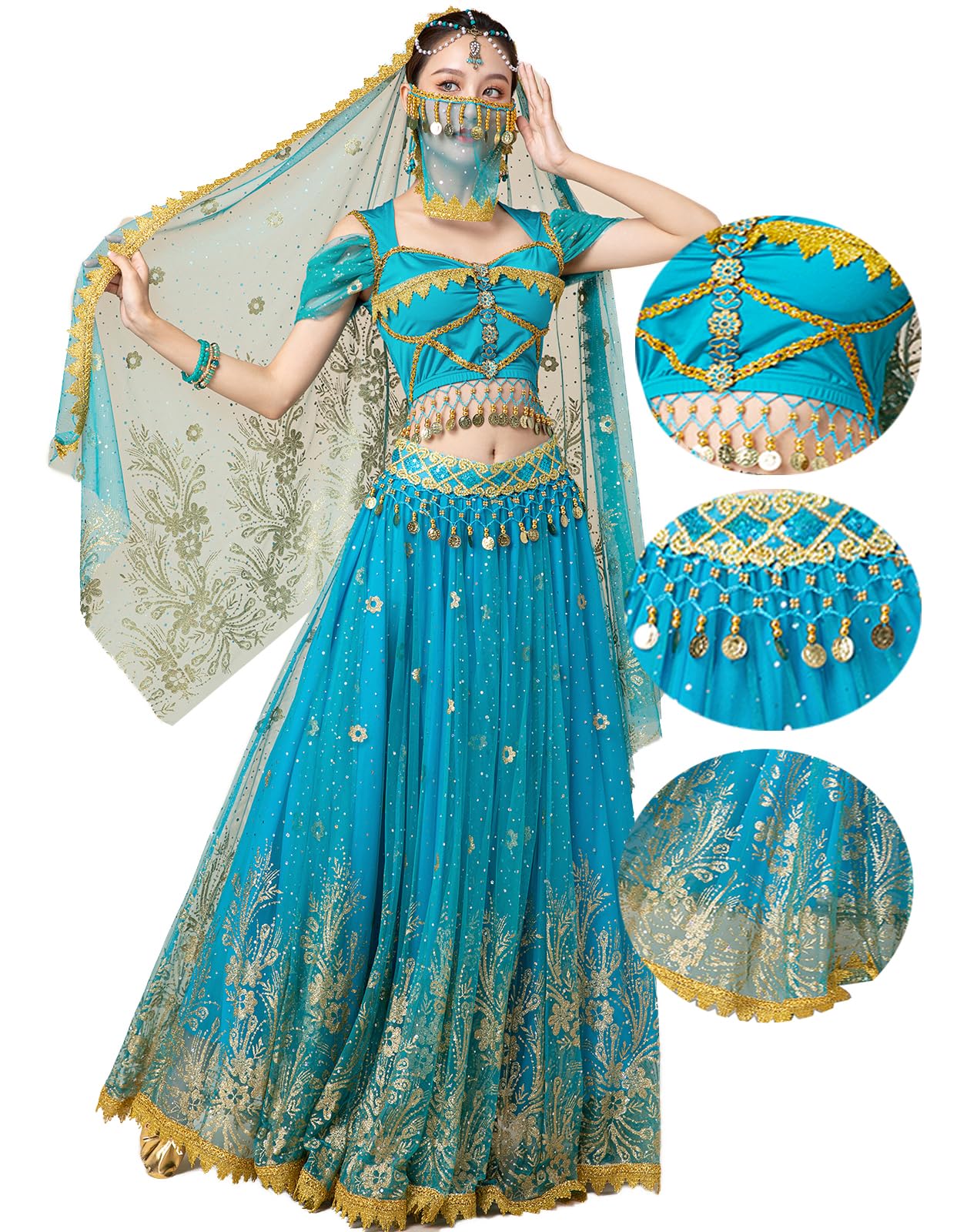 Snapklik.com : Ladies Dress Up Costumes Indian Aladdin Jasmine Princess ...