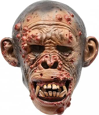 Amazon.com: Deja Boo Scary Monkey Pox - Premium Halloween Prop Mask ...