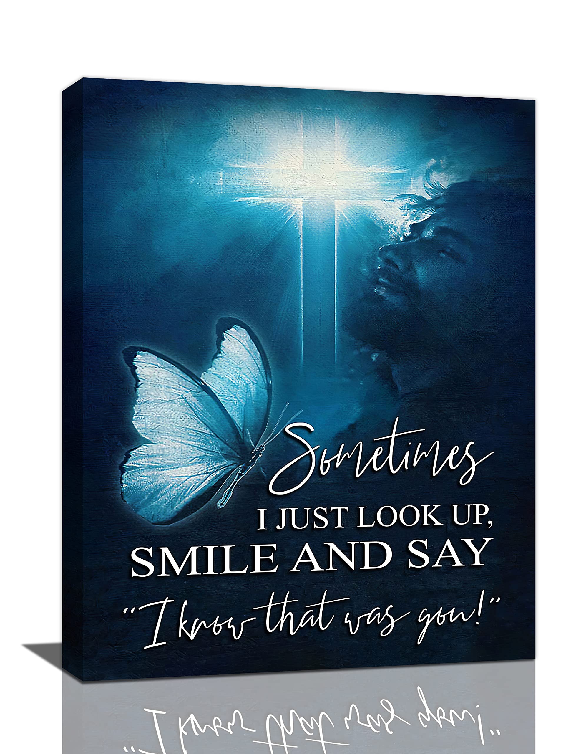 Jesus Scripture Wall Art Christian Jesus Butterfly Pictures Religious ...