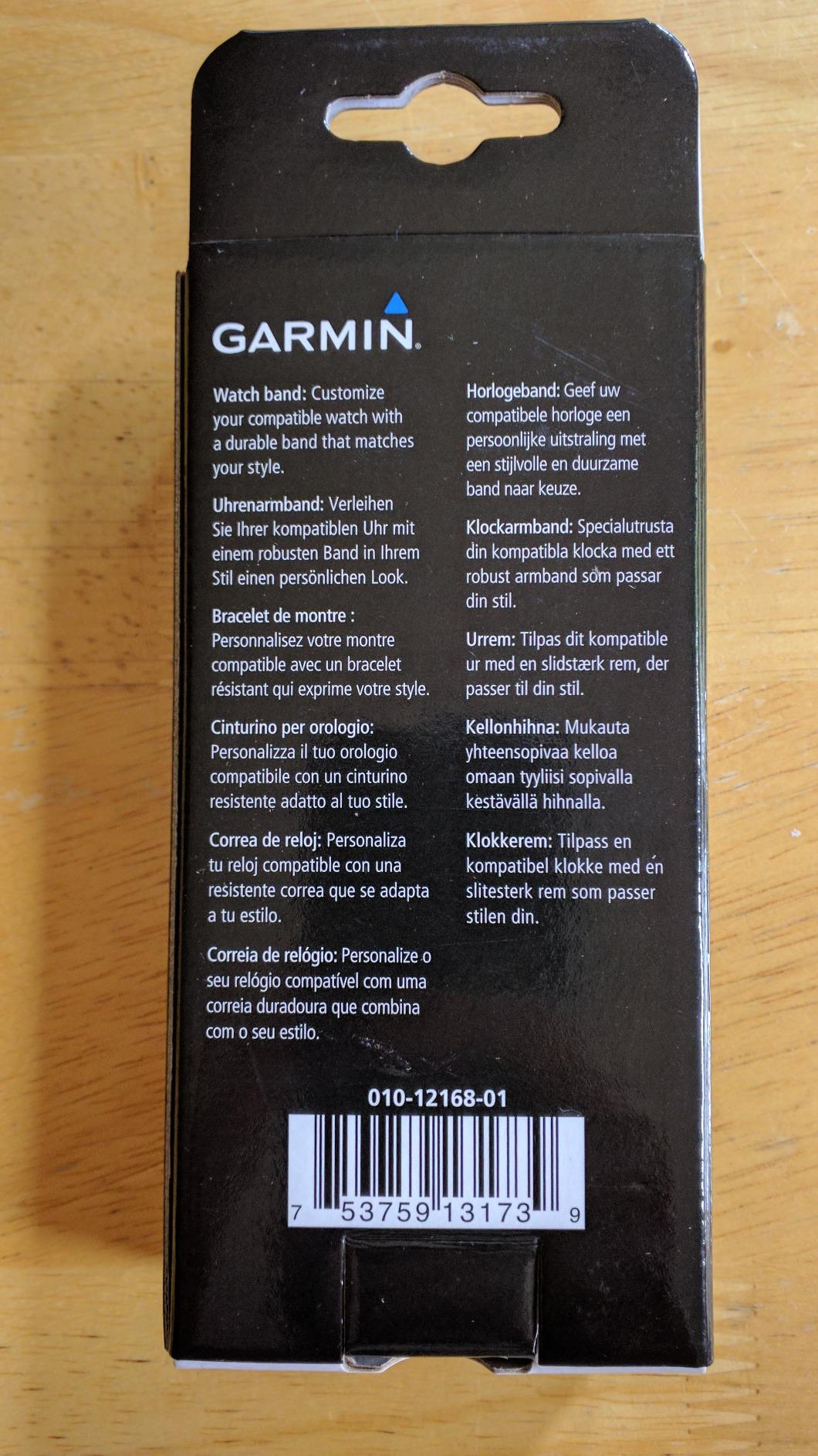 Amazon.com: Garmin Replacement Watch Bands - Black : Sports & Outdoors
