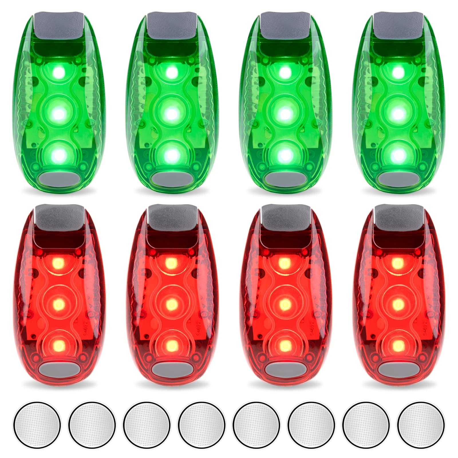 Amazon.com: Bike Light, 8 Pack LED Safety Light, High Visibility Strobe ...