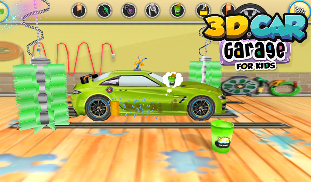 Aplicación 3D Car Garage For Kids en Amazon Appstore
